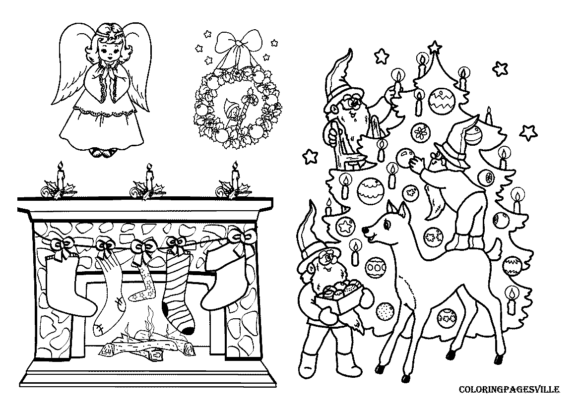 Holidays Coloring Pages